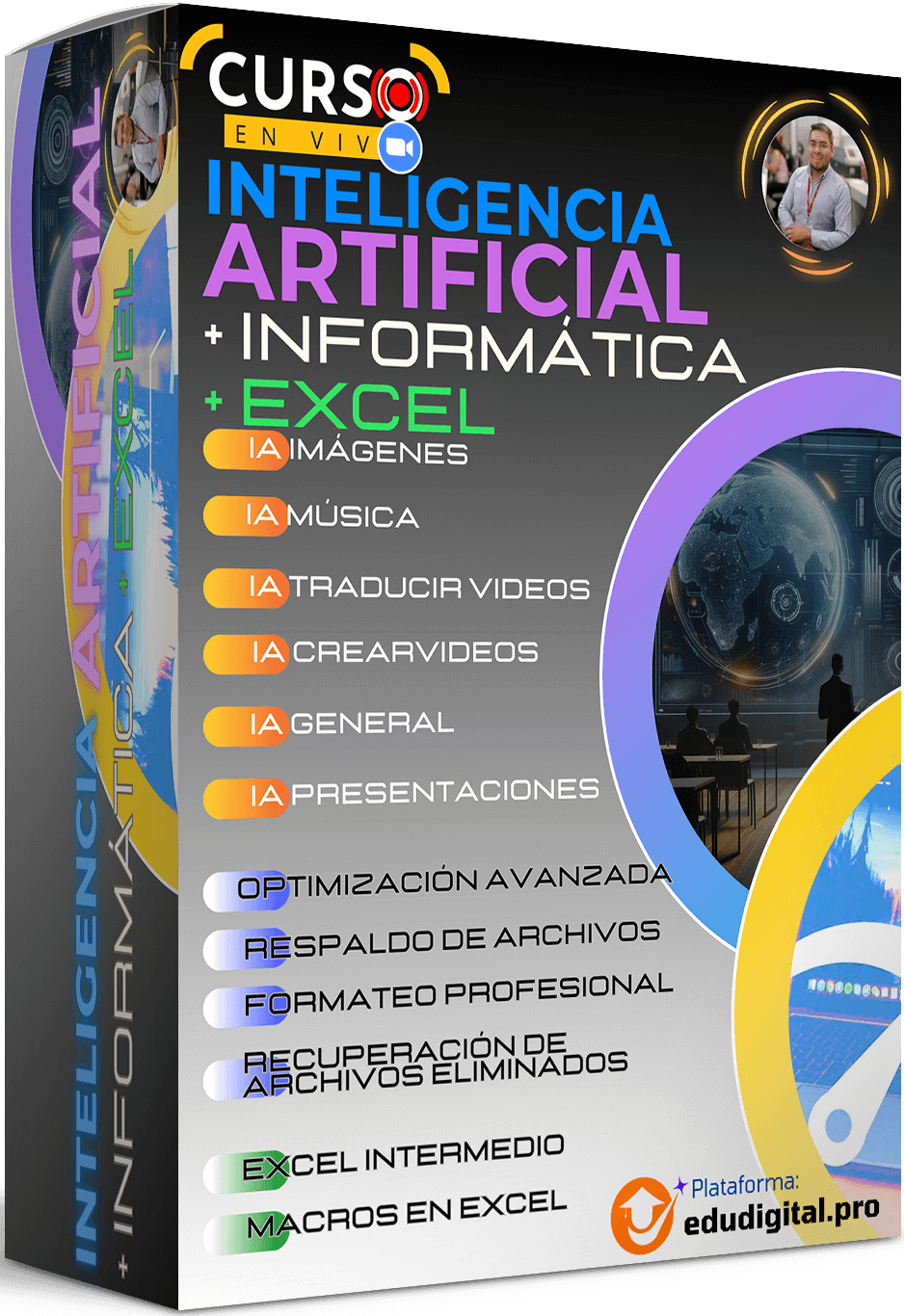 INTELIGENCIA ARTIFICIAL + INFORMÁTICA + EXCEL - Edu Digital Pro